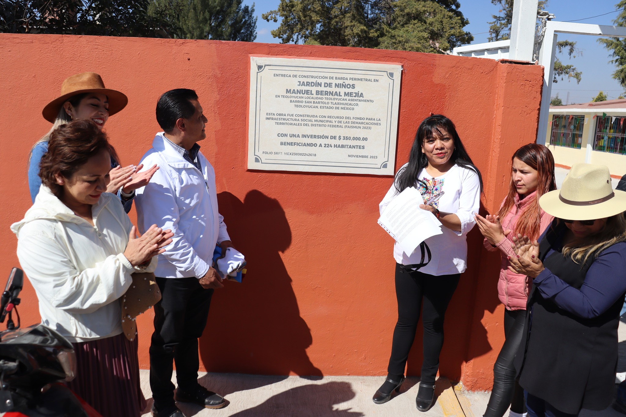 Entrega de Obra: Construcción de Barda Perimetral en Jardín de Niños Manuel Bernal Mejía ...